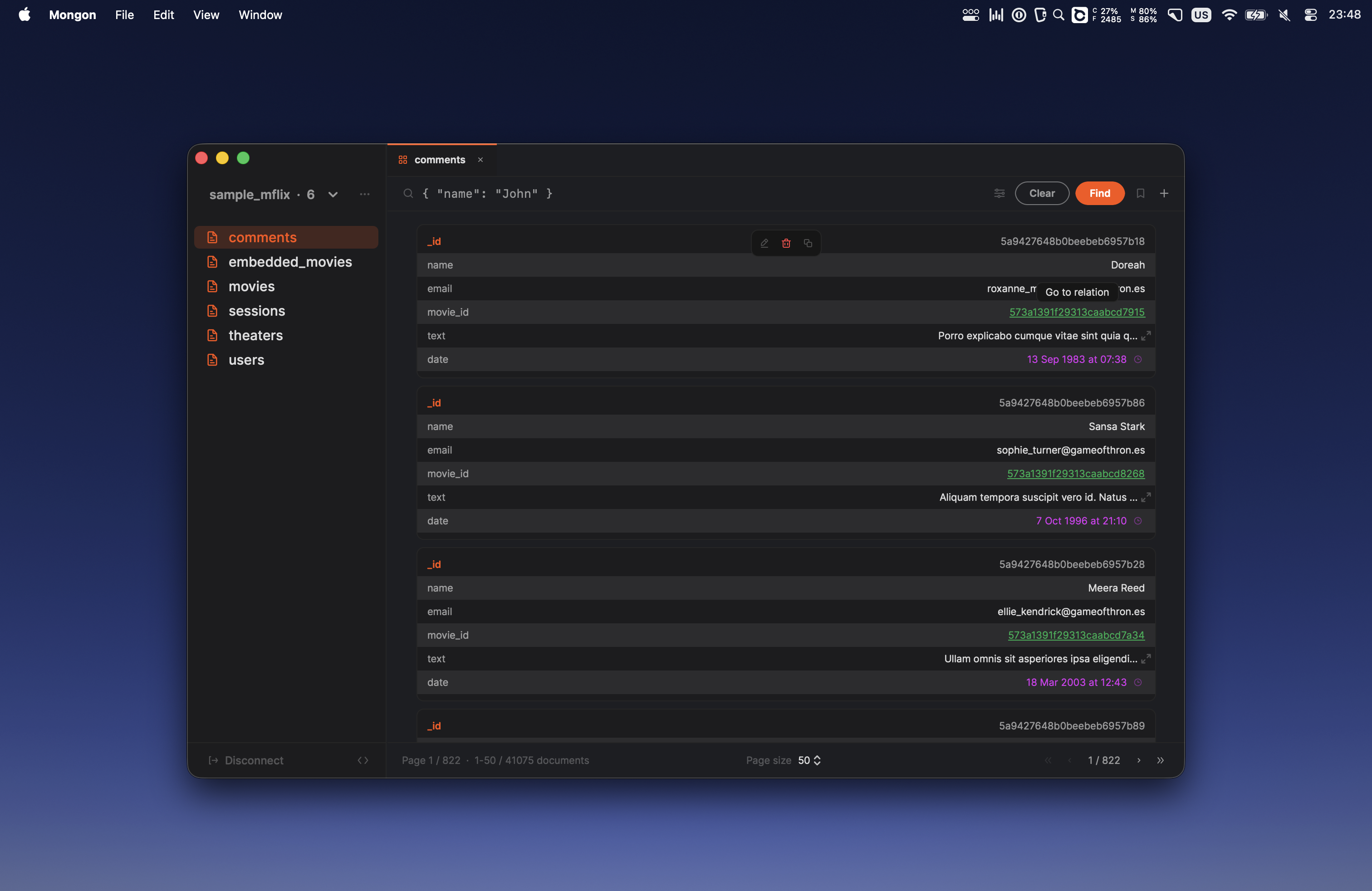 Mongon — Native MongoDB Client for macOS